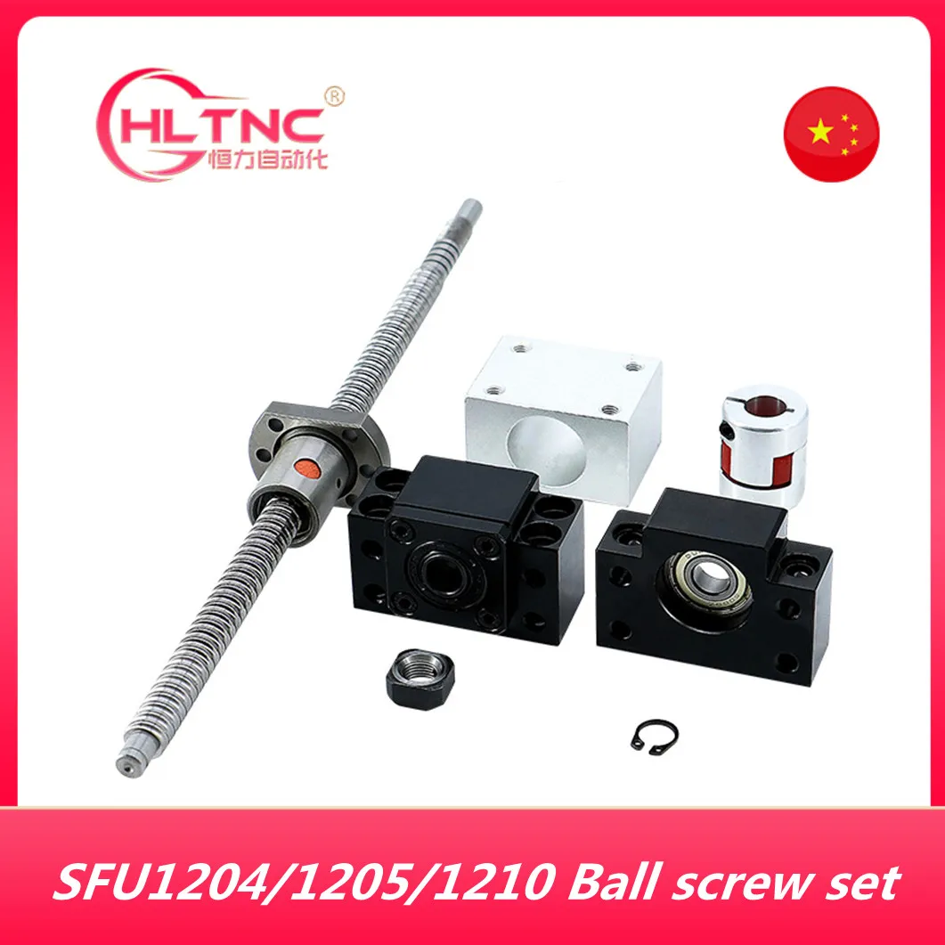 Sfu1204 Sfu1205 Sfu1210 200 300 400 450 500 600mm Rolled Ball Screw C7 ...