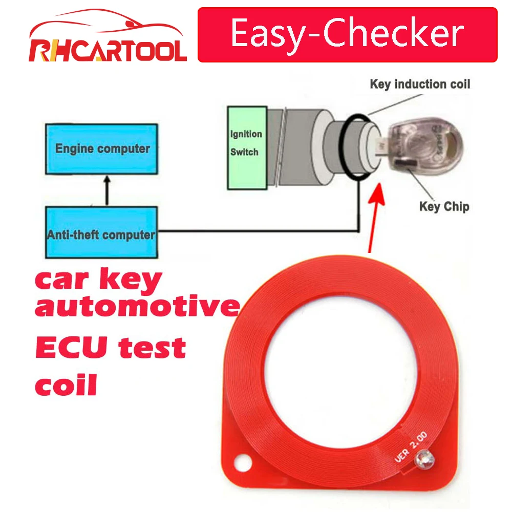 Car Lock Coil Check EZS EIS CAS Checker Immobiliser Diagnostic Tool ...