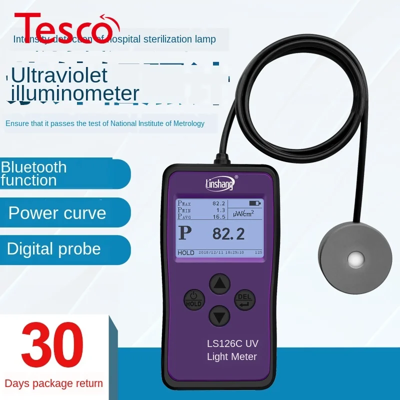 126C UVC ultraviolet germicidal lamp tester intensity detector ...