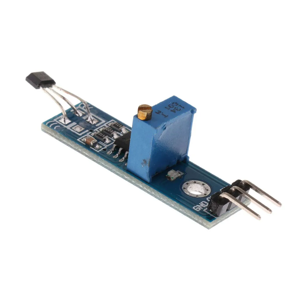 Linear Magnetic Hall Effect Switch Speed Counting Sensor Module 3 pin ...
