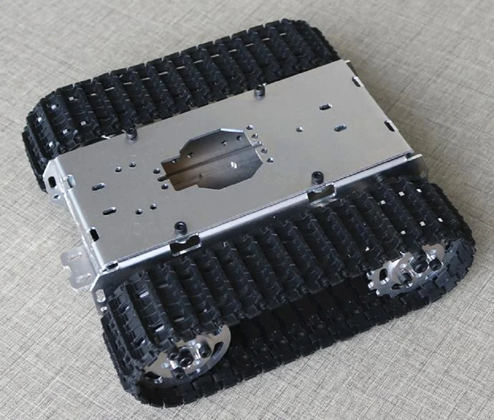 Metal Robot Tracked Tank Chassis Car Kit For Robot Arm Rc Moblile ...
