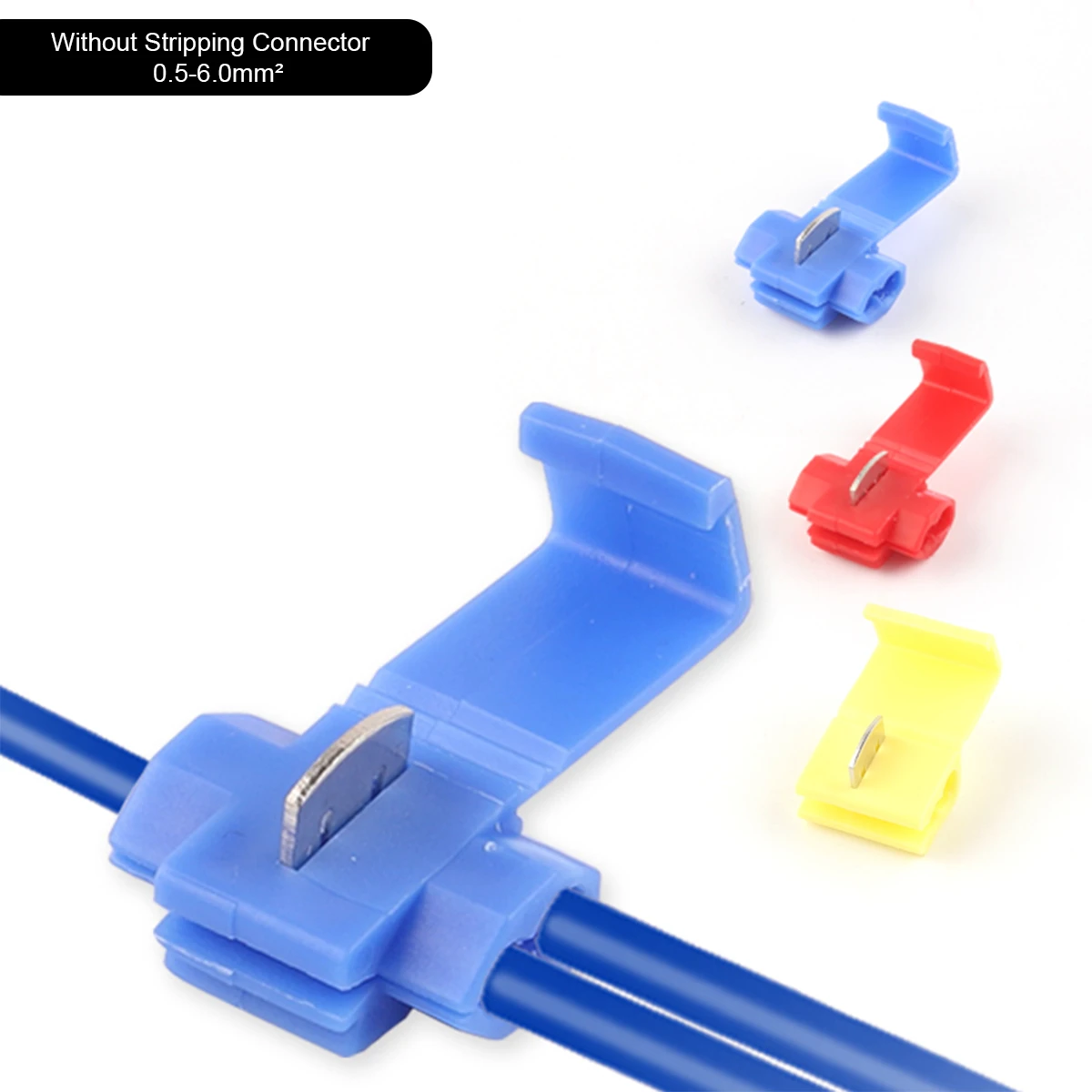 10/30/50PCS Wire Connector Scotch Lock Snap 0.5 6.0mm2 Without ...