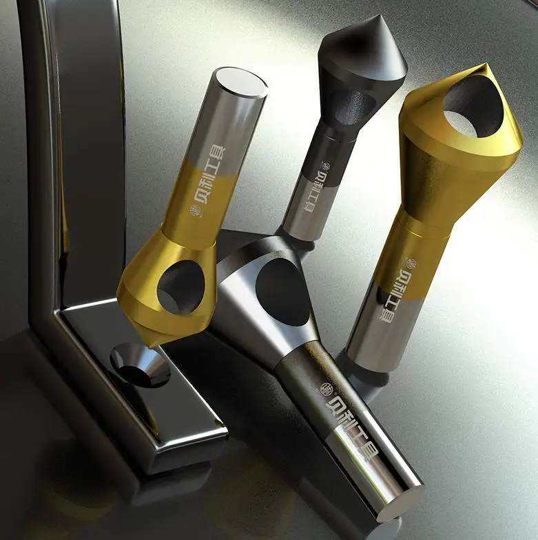 6542 HSS Chamfer Countersink Chamfer Drill Bit 90 Degree Metal ...