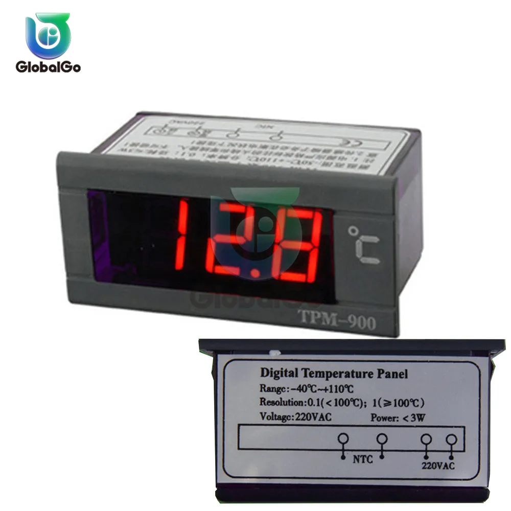 AC-220V-Digital-TPM-900-Thermometer-Temperature-Sensor-Meter-Pyrometer ...