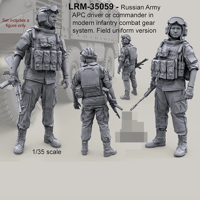 Modern Russian Soldier In Combat