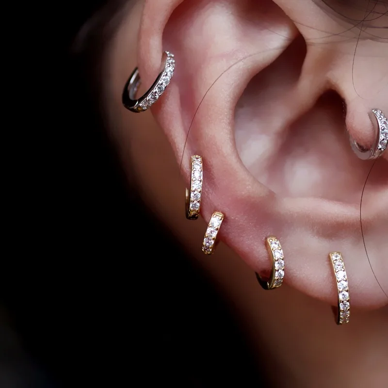 Sterling Silver Earrings 925 | 925 Sterling Silver Ear Ring | Zircon ...