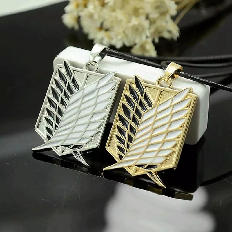Anime Attack on Titan alloy Necklace figure Toys Wings of Liberty ...