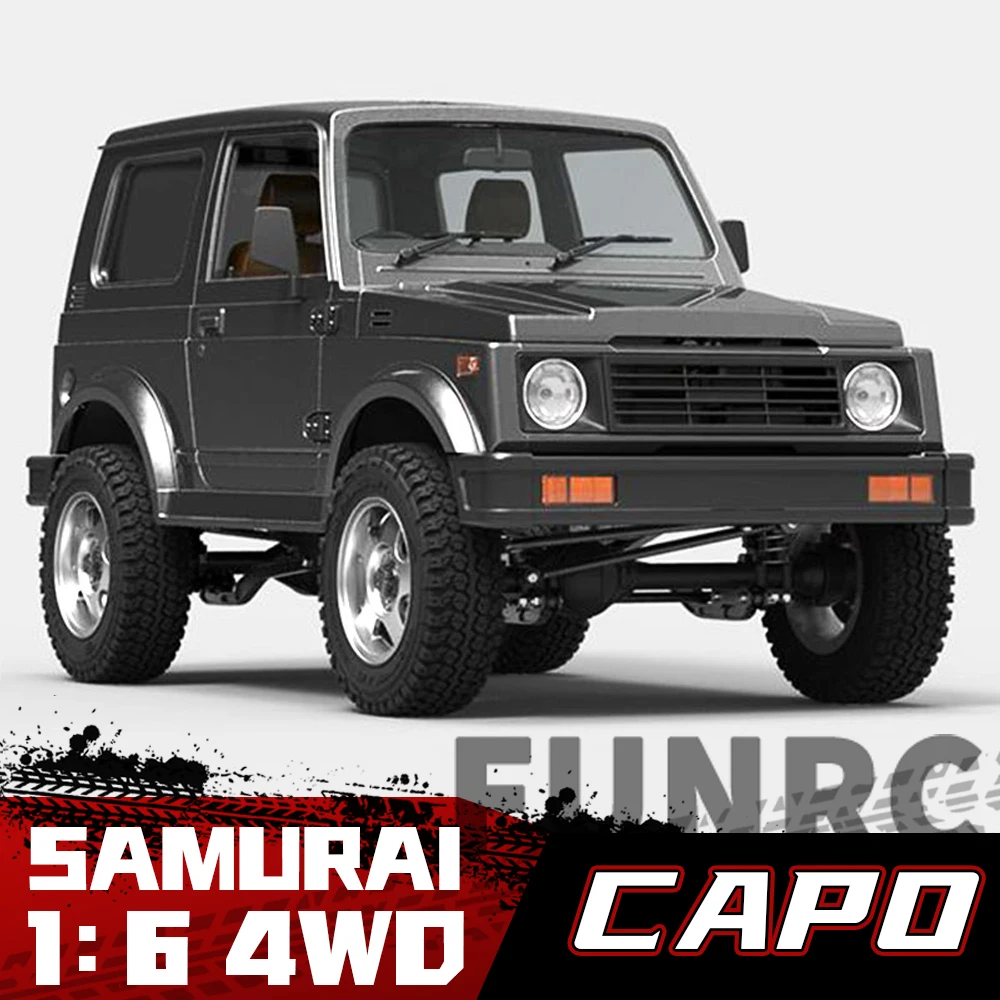 Capo samurai 1/6 rastreador escalada carro kit rc simulação elétrica ...
