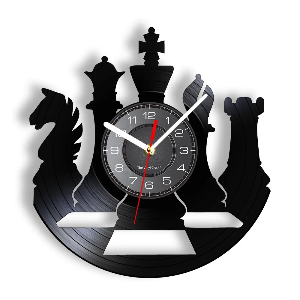 Gramophone Record Wall Clock Set | International Chess Clock | Chess ...