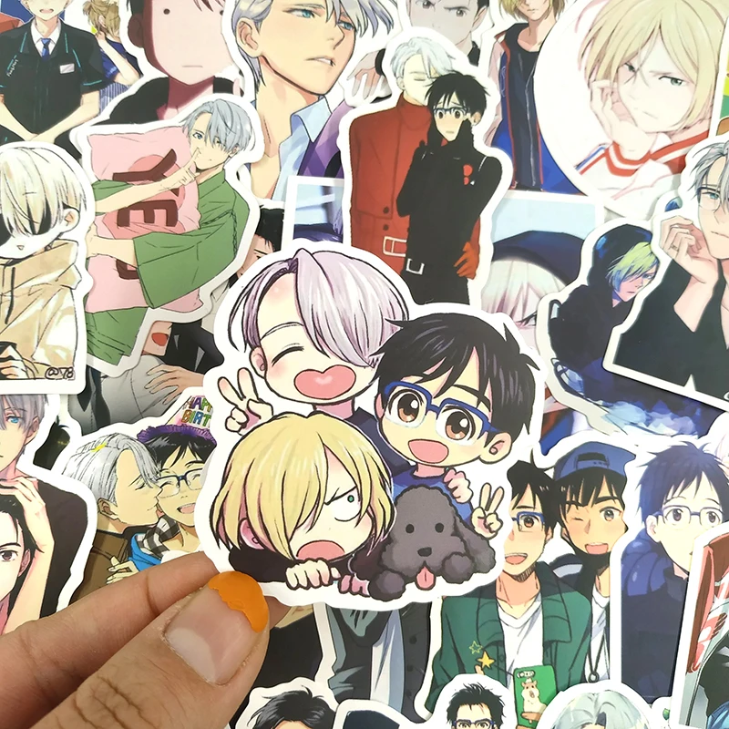 50 шт упак Ю На льду граффити наклейки аниме наклейки для мотоцикла багаж ноутбук велосипед