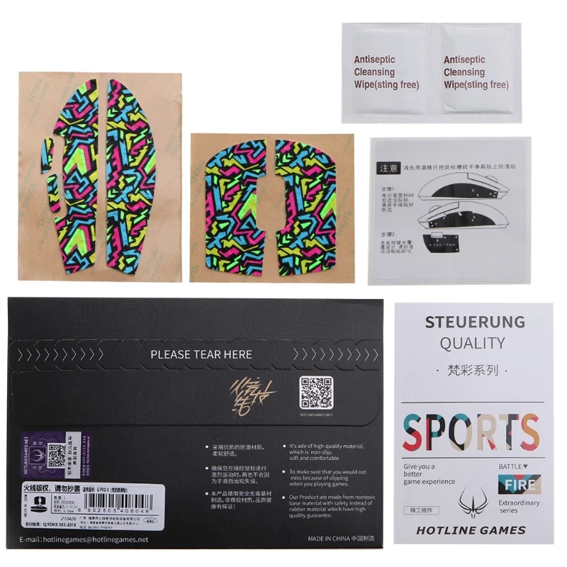for logitech G Pro X Superlight Mouse Anti slip Stickers Sweat ...