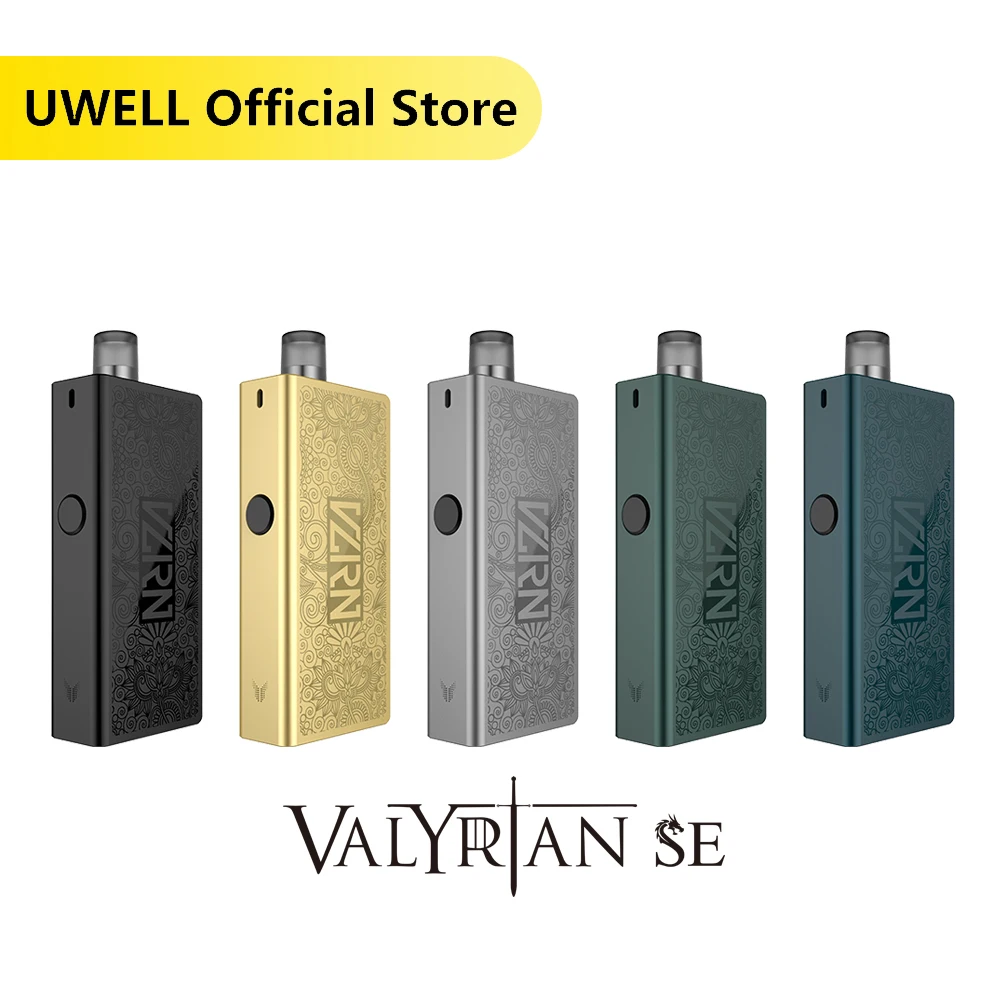 Valyrian SE 포드 시스템 키트 25W 3ML 카트리지 1.0 Ω/0.6Ω 코일 1250mAh 배터리, 타입 C 포트 ...