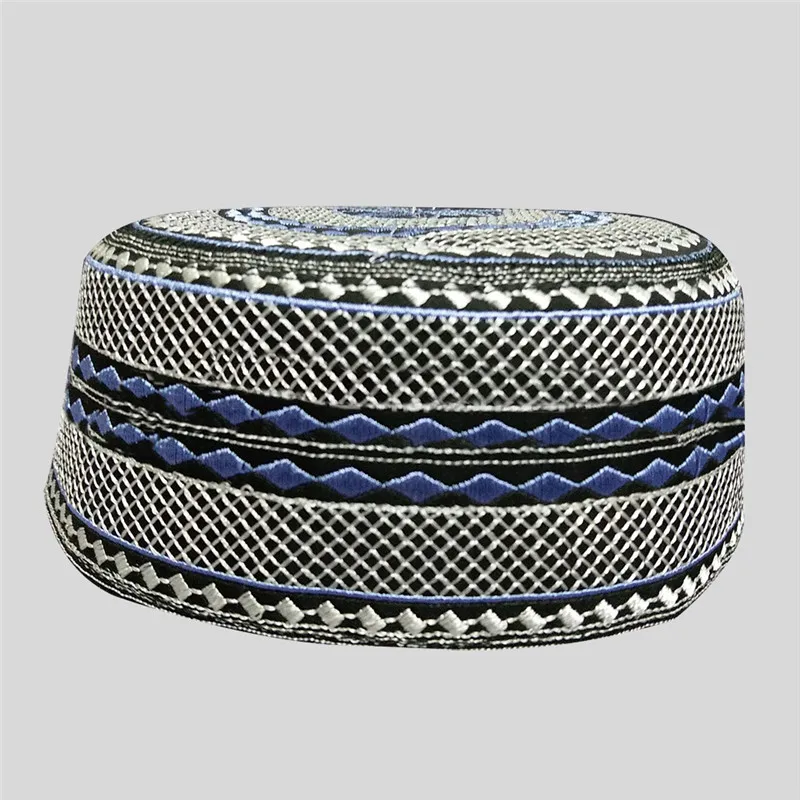 Lychee Men's Muslim Embroidered Hat Skull Cap Beanies Prayer Men Muslim ...