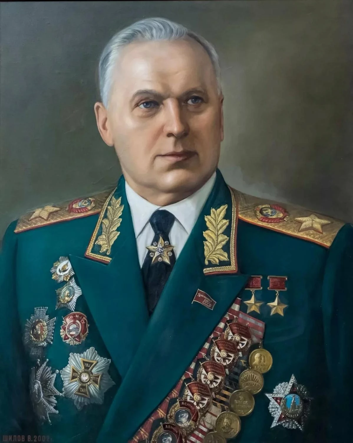 Retrato General de la Segunda Guerra Mundial de Rusia de un General ...