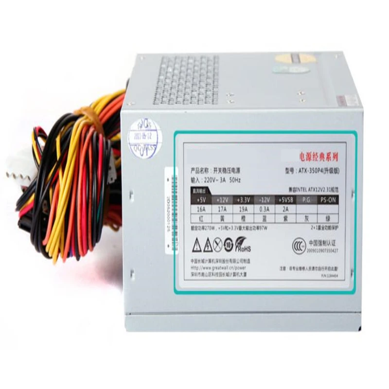 Original PC PSU For Great Wall Brand ATX INTEL AMD VISTA Win7 Desktop Silent Power Supply 270W ...