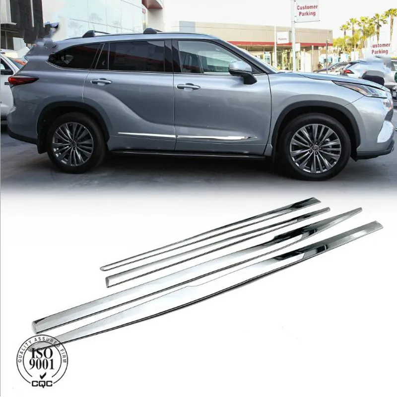 Accessories For Toyota Highlander 2020-2023 Car Door Side Molding Trim ...