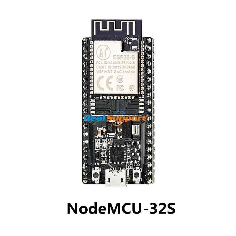 Placa de desarrollo NodeMCU 32S Lua, WiFi IOT ESP32, módulo BLE inalámbrico de doble núcleo, ai ...