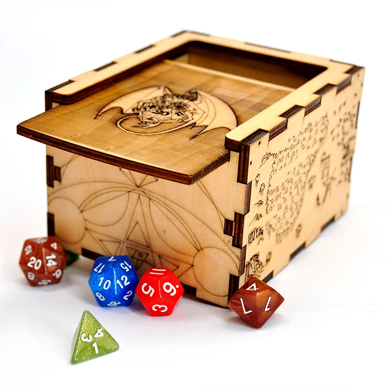 Toys & Games Games & Puzzles Dungeons & Dragons TTRPG Dice Vault Black ...