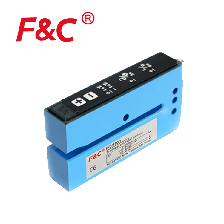 12-24vdc Npn Or Pnp Transparent Label Detection Ultrasonic Label Sensor ...