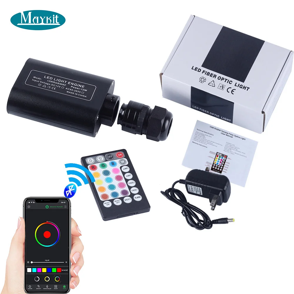 Maykit aplicativo inteligente de bluetooth, fibra ótica, dispositivo ...