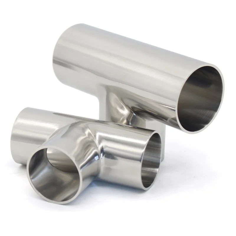 T-Joint-Sanitary-Welded-Pipe-Connector-Polished-304-Stainless-Steel ...
