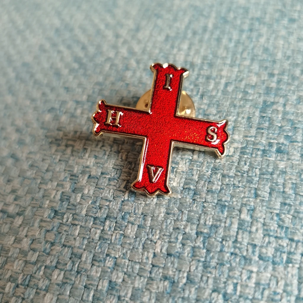 Red Cross Of Constantine Freemason Masonic Lapel Pin Badge - Pins ...