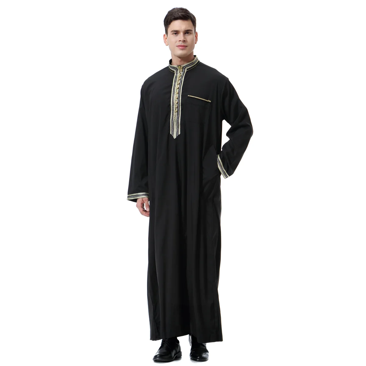 Thobe Muslim Men Clothing | Thobe Arab Dress Men | Muslim Jubba Fashion ...