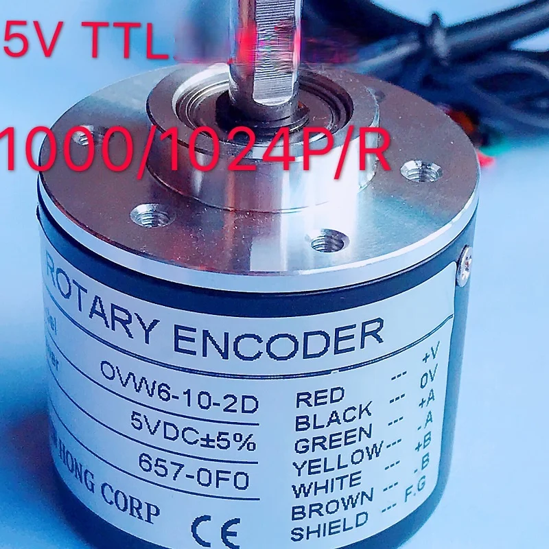 5V สายยาวไดรฟ์ TTL เอาท์พุทที่แตกต่างกัน ROTARY INCREMENTAL Encoder ...
