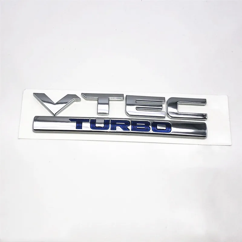 For Honda Civic VTEC TURBO turbine Rear Trunk Logo Emblem Hatchback ...