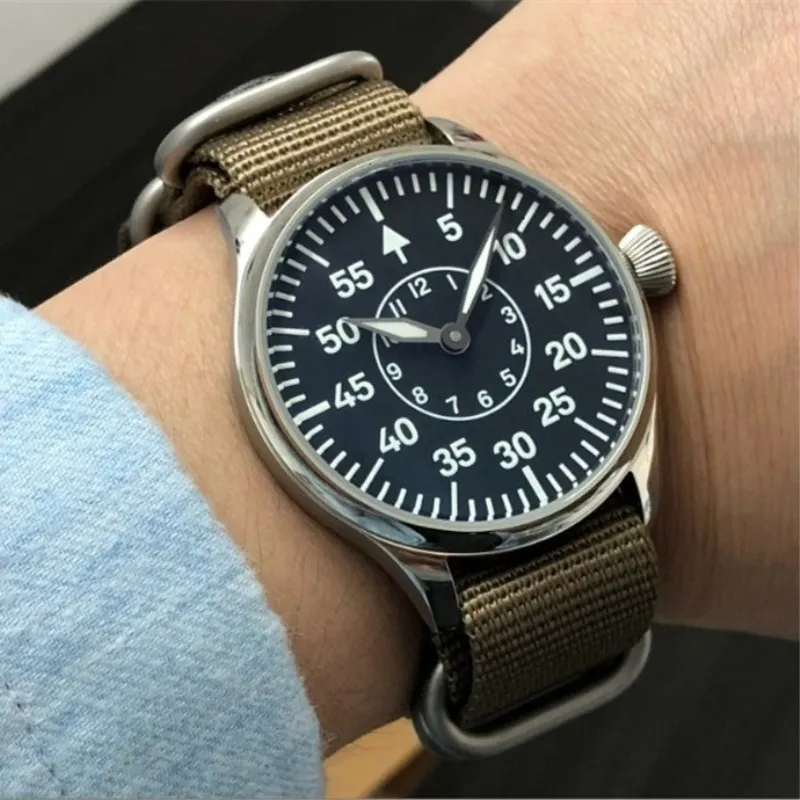 44mm-B-Uhr-pilot-ETA6497-Men-Mechanical-Watches-ST3621-Movement-Super ...