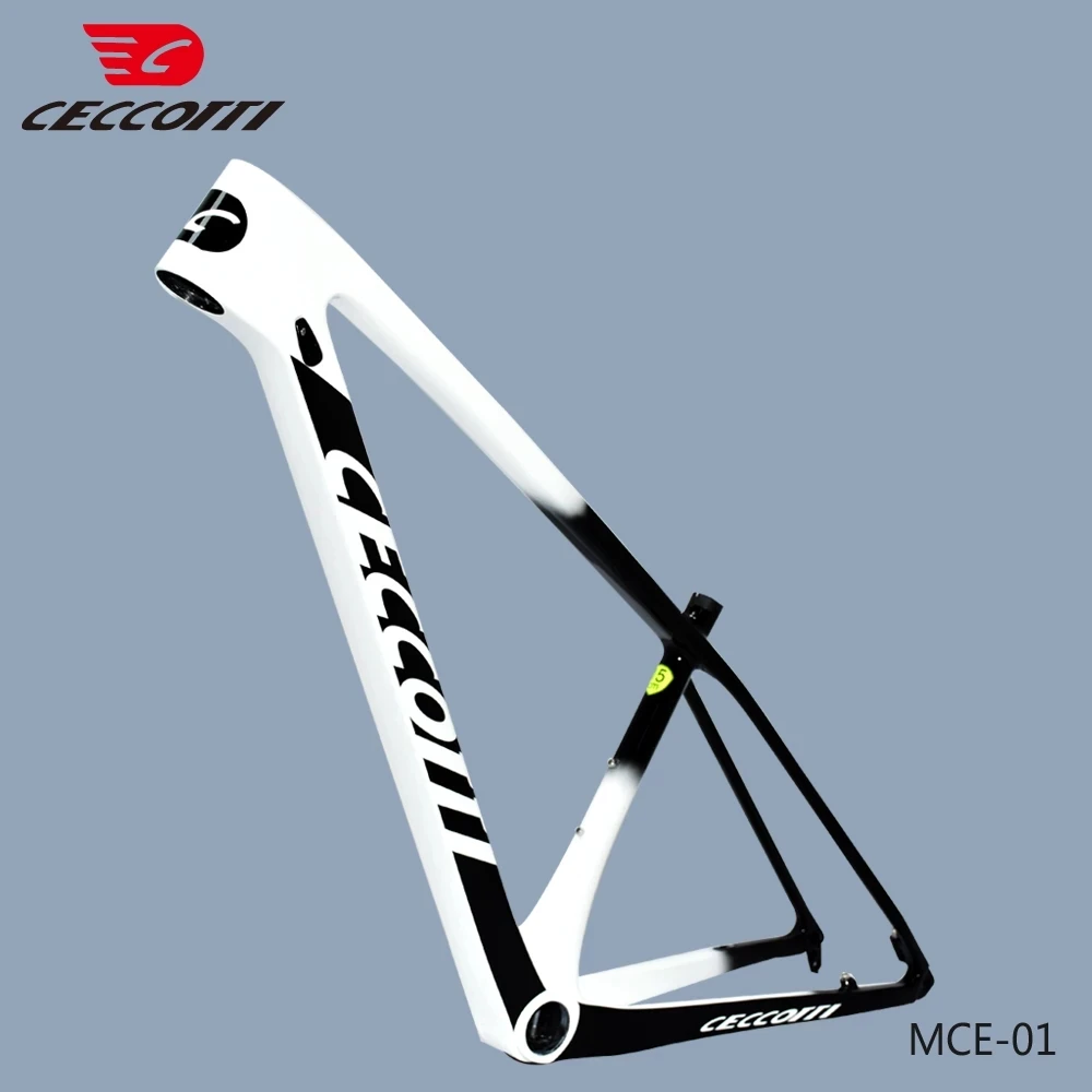 Disc Carbon Bike Frame Ceccotti Carbon Mtb Frame 29er 142/148mm Thru ...