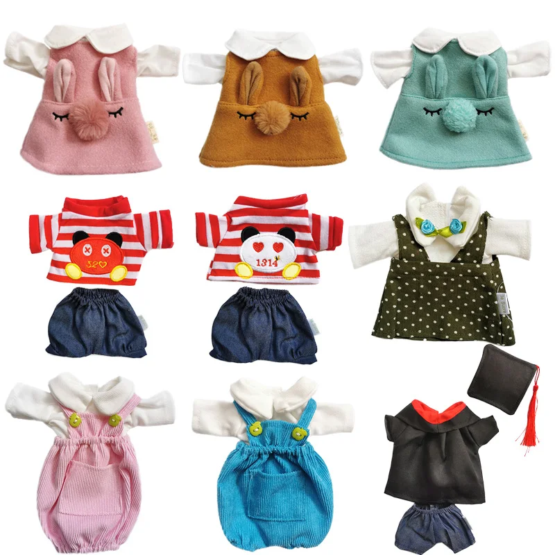 30cm Doll Clothes Outfit for Rabbit/Cat/Bear Plush Toys Fashion ...