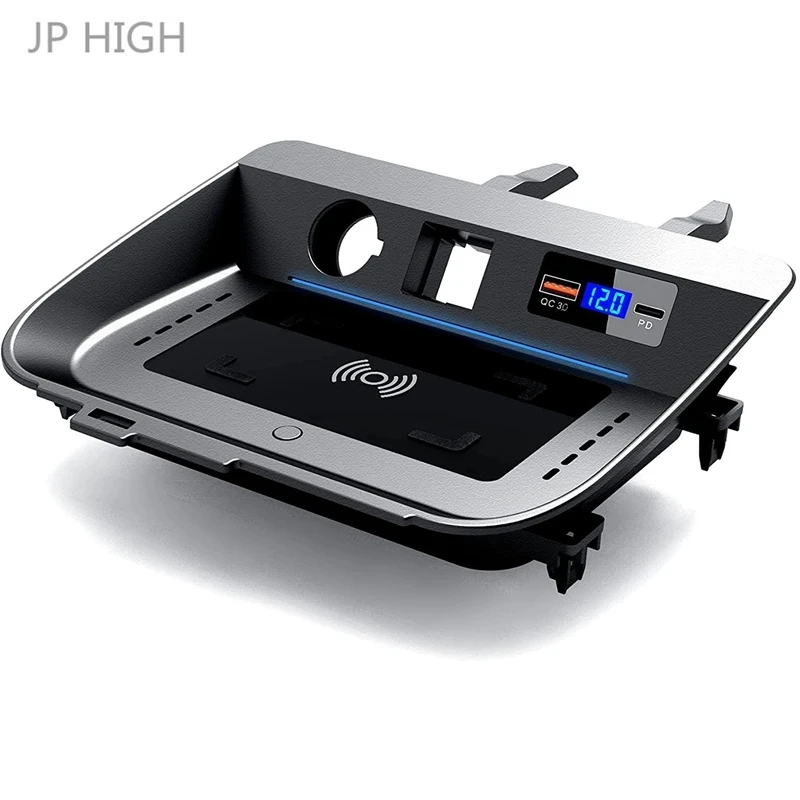 15W-Car-Wireless-Charger-for-Toyota-RAV4-2019-2021-QC-3-0-Fast-Charging ...