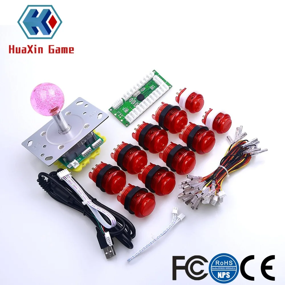 5V LED Joystick And Arcade LED Buttons Wires & USB Circuit Board for ...