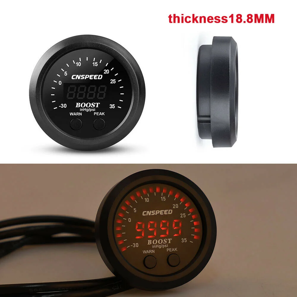 52mm-Digital-30in-Hg-35psi-Electronic-Turbo-Boost-Gauge-Ultra-Thin-High ...