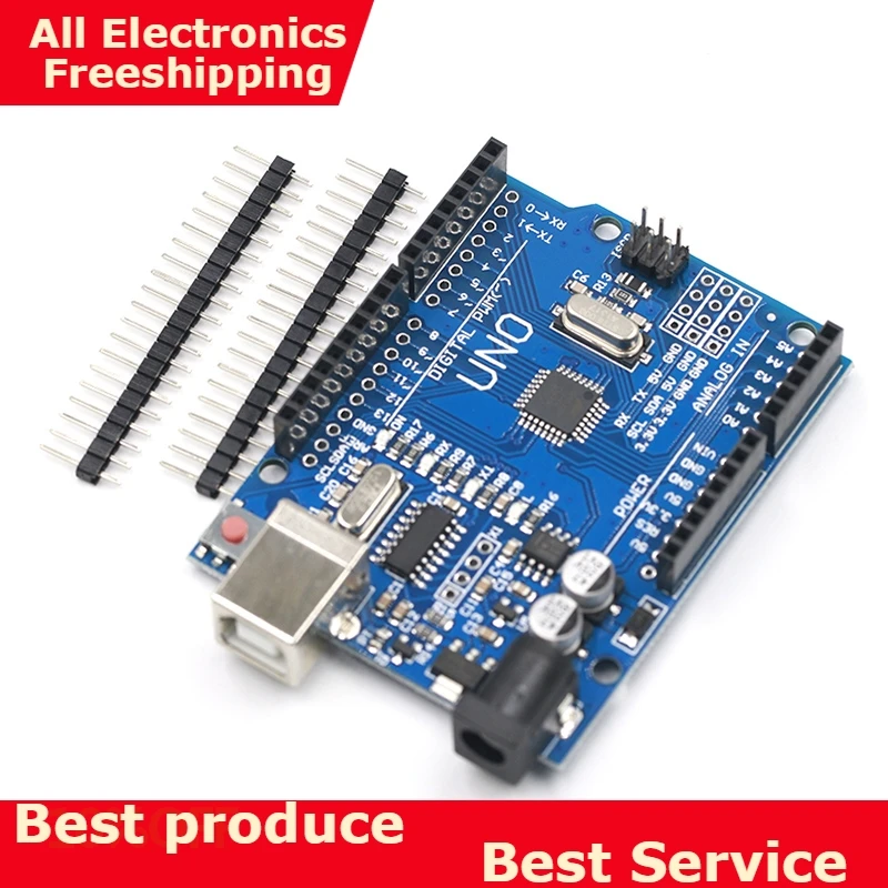 high quality One set UNO R3 CH340G+MEGA328P Chip 16Mhz For Arduino UNO ...