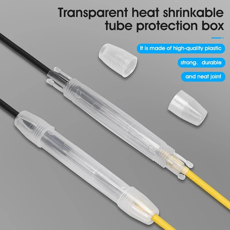 150Pcs Fiber Optic Fusion Protection Heat Shrinkable Tube Protection ...