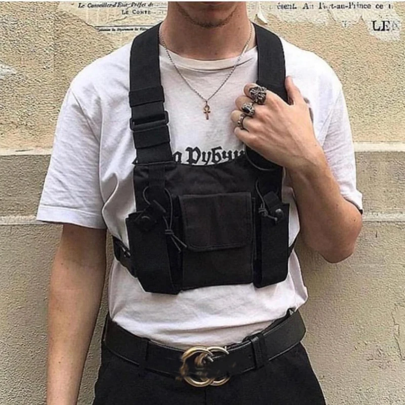 Sac banane,tactique Ms Fashion,fonctionnel,Streetwear,Hop,gilet ...