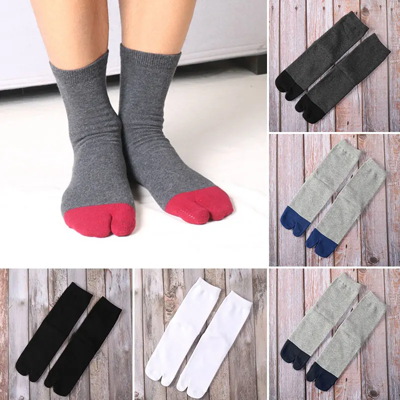 1-Pairs-Japanese-Kimono-Flip-Flop-Sandal-Split-Toe-Tabi-Ninja-Geta ...