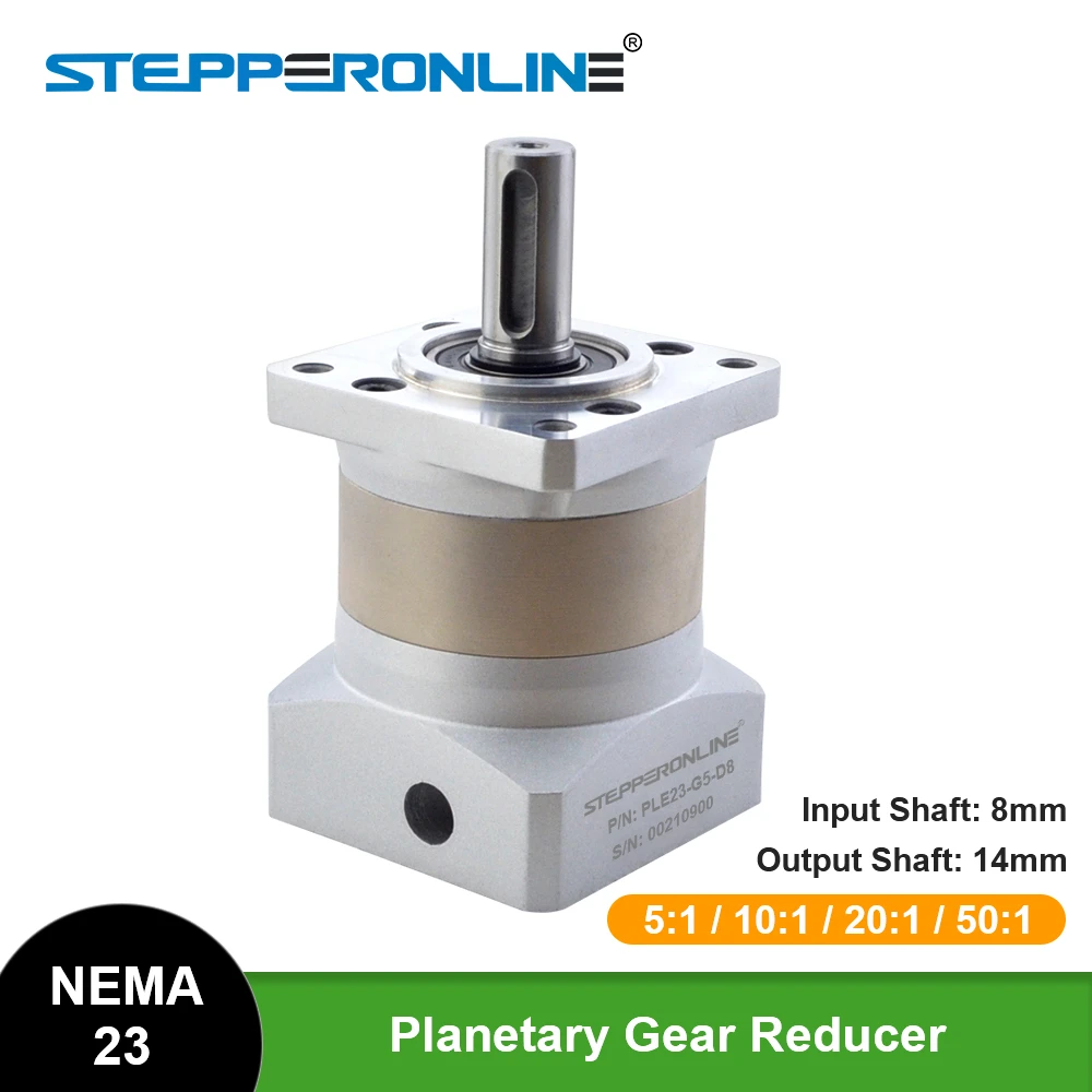 Nema 23 Planetary Gearbox Stepper Motor Speed Reducer For 8mm Shaft ...