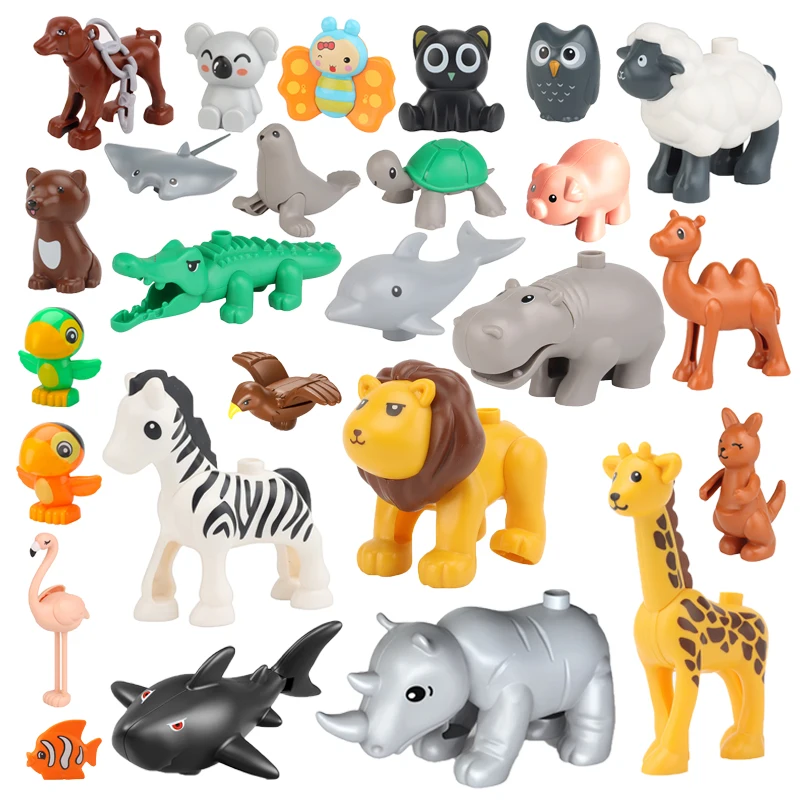 Multiple-Styles-Big-Size-Building-Blocks-Animals-Accessories-Figures ...