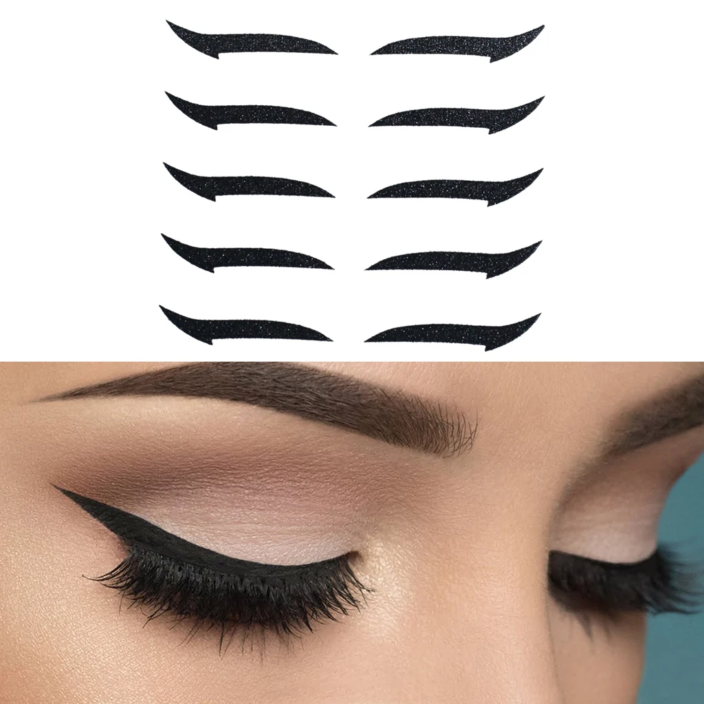 Lazy-Reusable-Eyeliner-Stickers-Makeup-Instant-Eyeshadow-Sticker-for ...