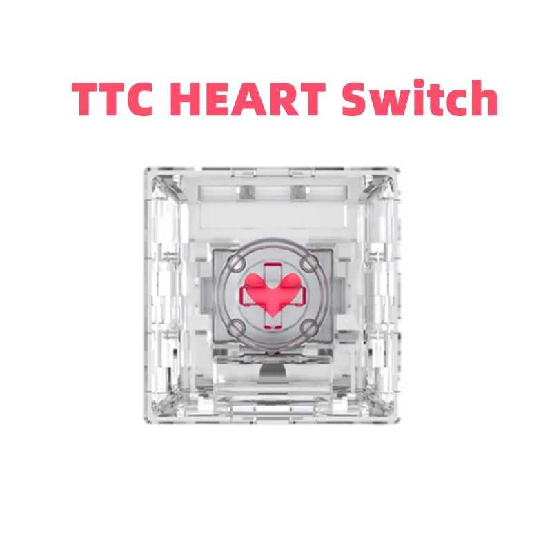 TTC HEART Switch Linear Plate Mount Transparent RGB switch for ...