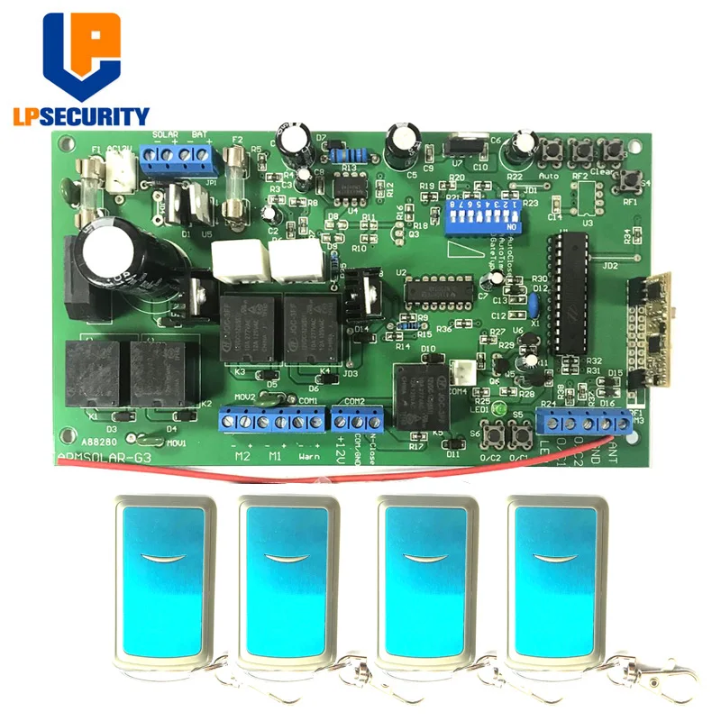 150kg Automatic Swing Gate Opener Motor Operator Circuit Board ...