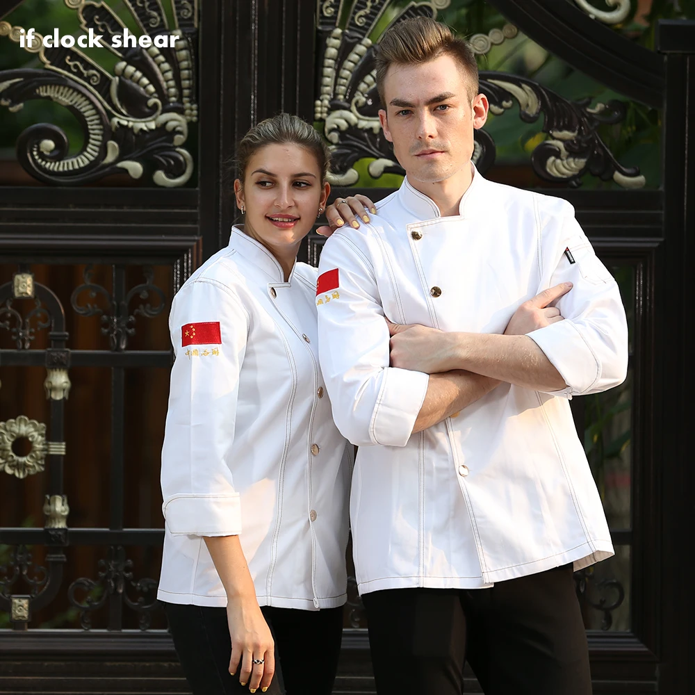 Venta al por mayor, ropa de cocinero unisex, cafetería, cocina ...