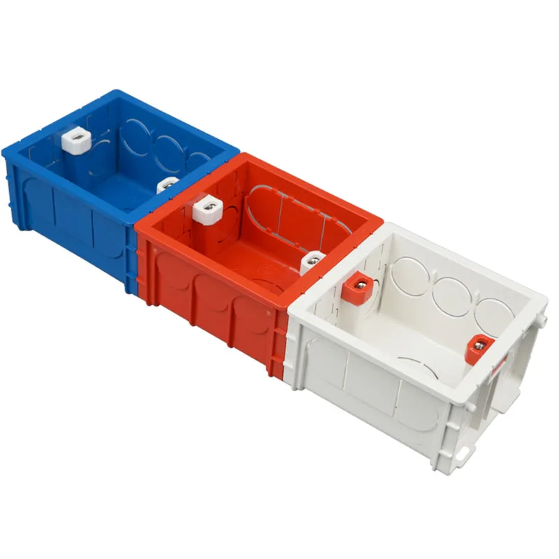 Wall Switch Socket Junction Box Type 86 Splicing Cassette PVC Concealed ...