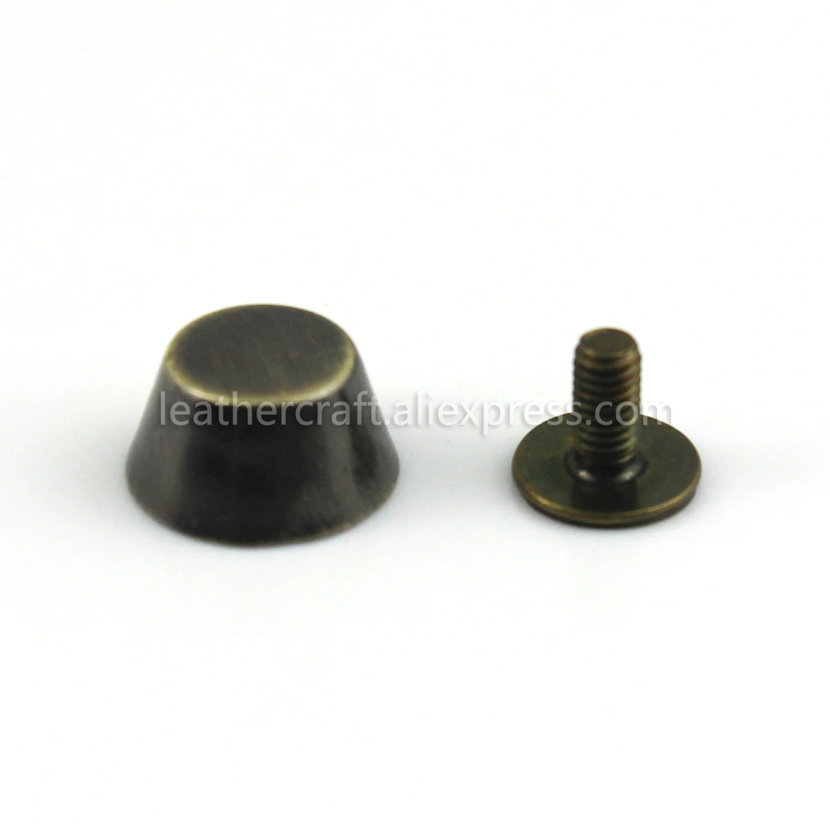 RIVET,Gun Black--Clou métallique en forme de seau 11mm, 4 pièces ...