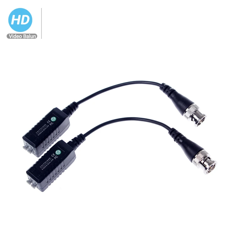 BESDER 5 pares CCTV vídeo Balun transceptor HD CVI TVI AHD pasivo Video Balun 1 canal CCTV BNC ...