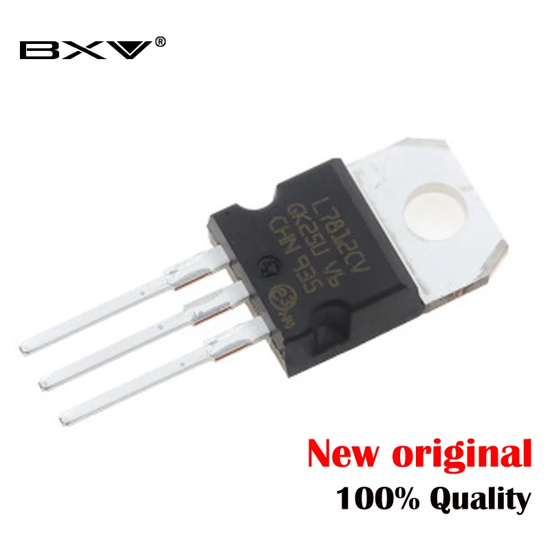 10PCS L7812CV TO 220 L7812 LM7812 7812 Positive Voltage Regulators IC ...