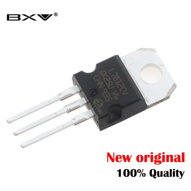 10PCS L7812CV TO 220 L7812 LM7812 7812 Positive Voltage Regulators IC ...